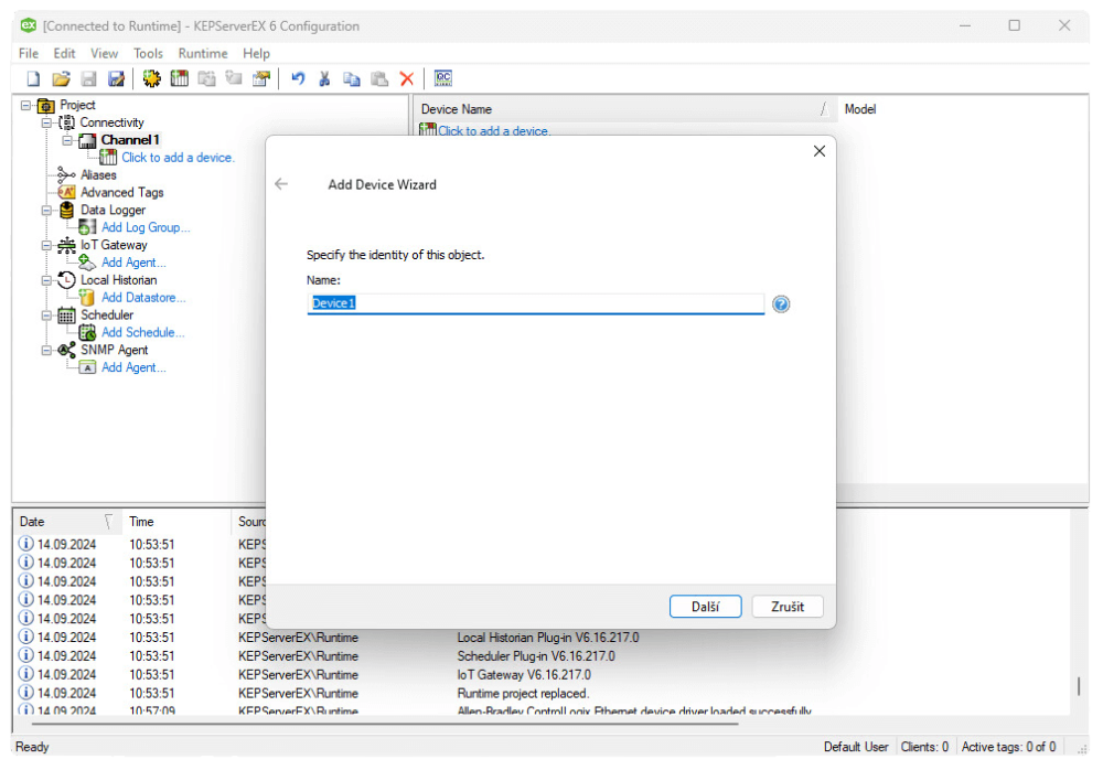 Kepware KEPServerEX OPC Servers for Mitsubishi PLC FX, FX0, FX0N, FX2N ...