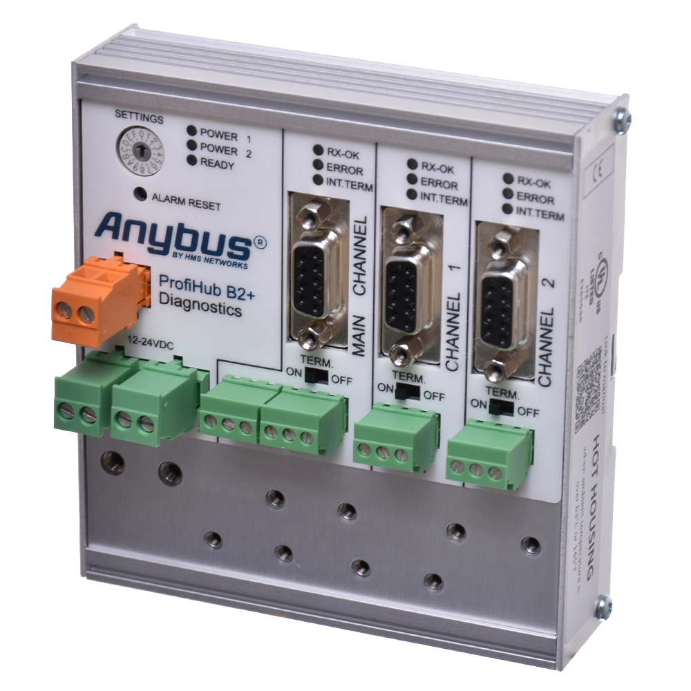 PROFIHUB B2+R, multir-epeater for 3 PROFIBUS DP segments | FOXON