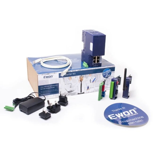 Ewon Flexy 205 – IIoT Starter Kit | Remote Contro and Collect Data | FOXON